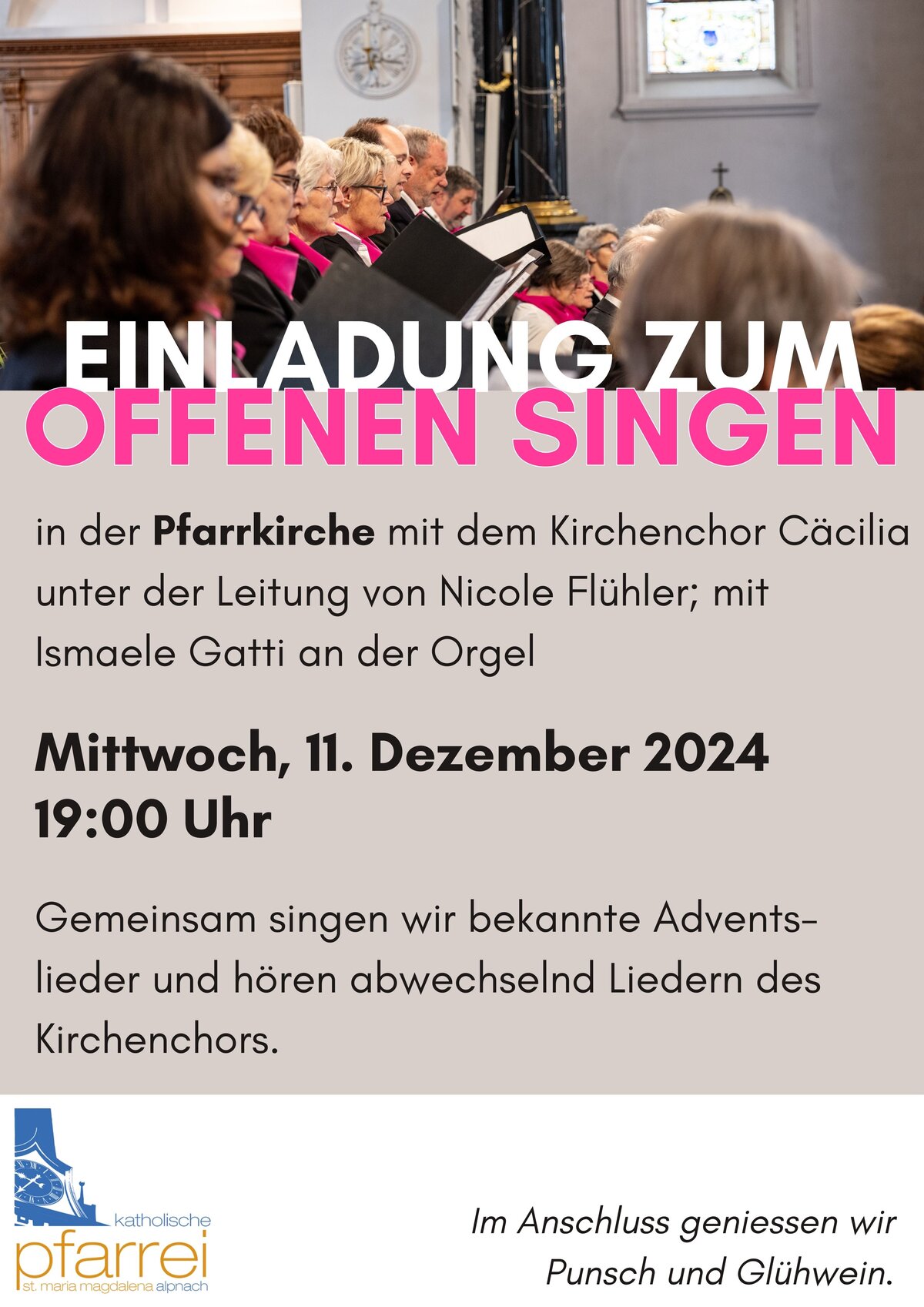 11. Dezember: offenes Singen